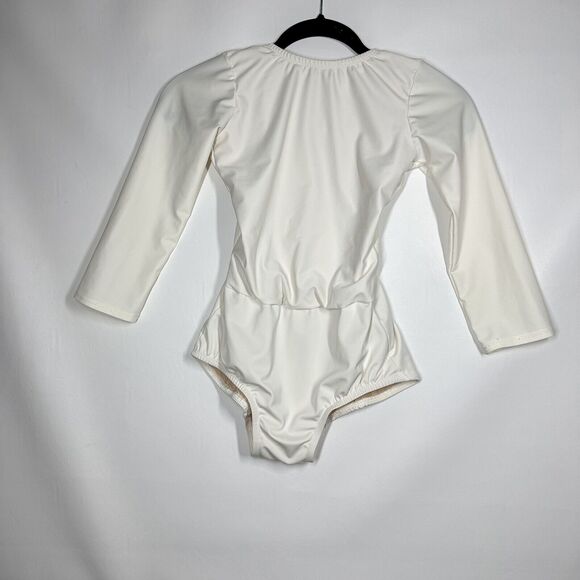 Kizzi Dancewear | Tops | Kizzi Dancewear Cream Long Sleeve Dance ...
